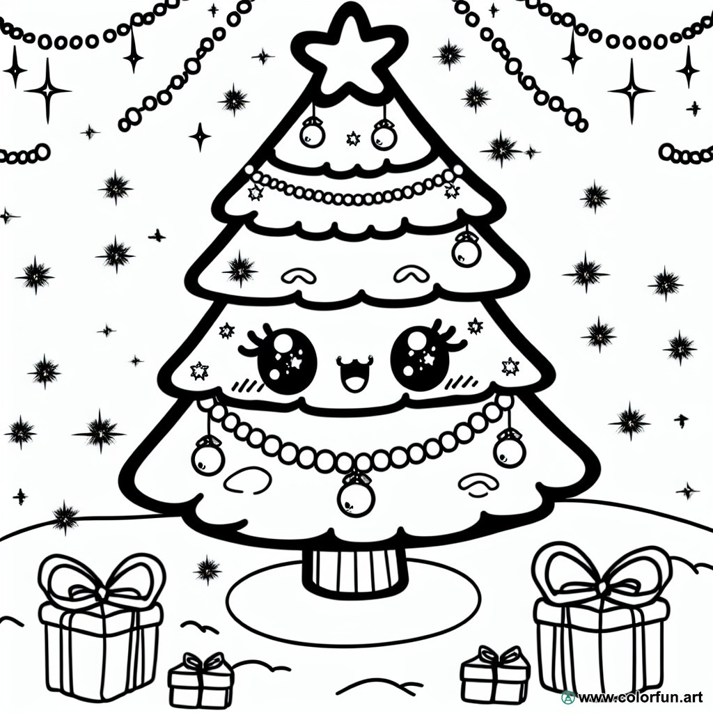 Kawaii Dessin De Noel