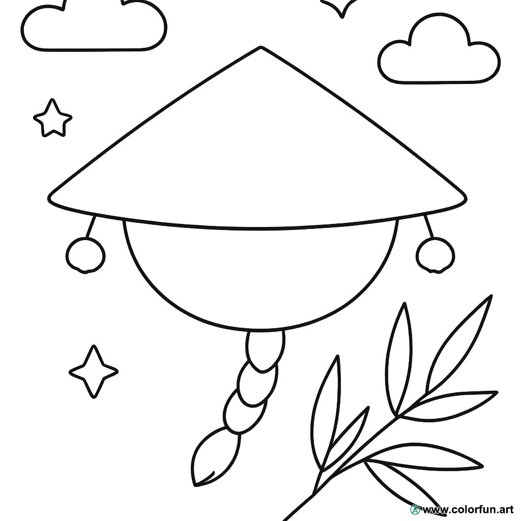 Coloriages De Chapeaux De Fête Télécharger Pages à Colorier De