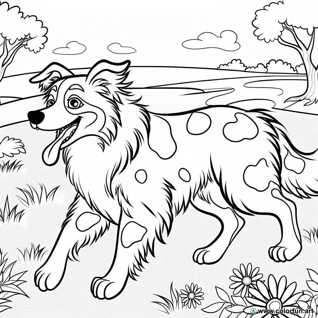 4 Coloriages De Berger Australien - Coloriages Gratuits pour Enfants ...
