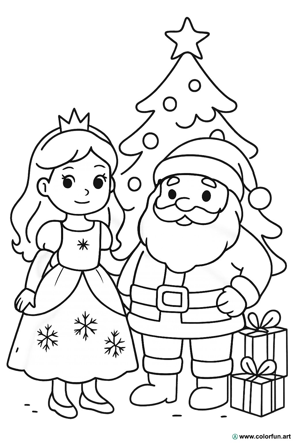 Pere Noel Dessin Imprimer