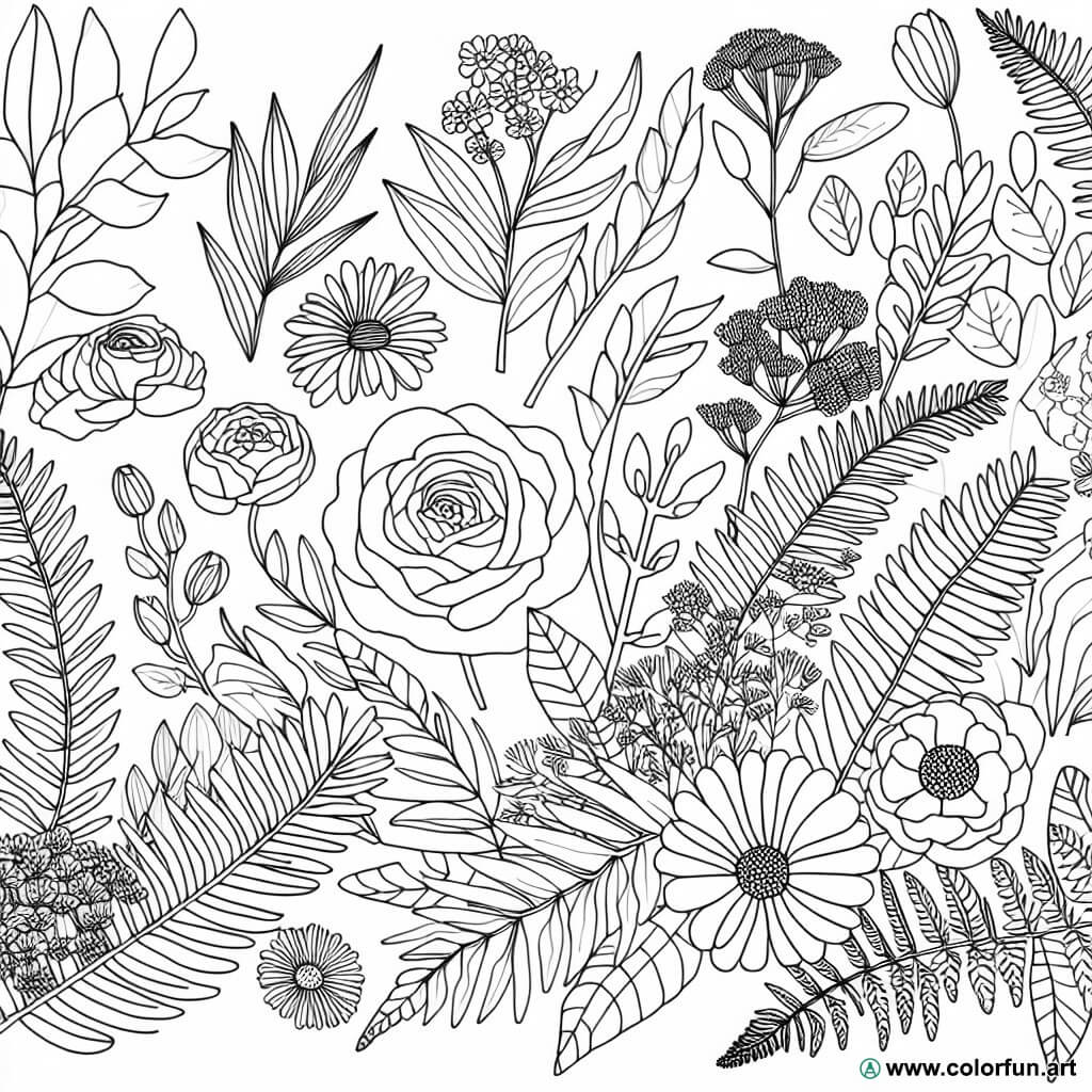 21 Coloriages De Plantes - Coloriages Gratuits pour Enfants - ColorFun.fr