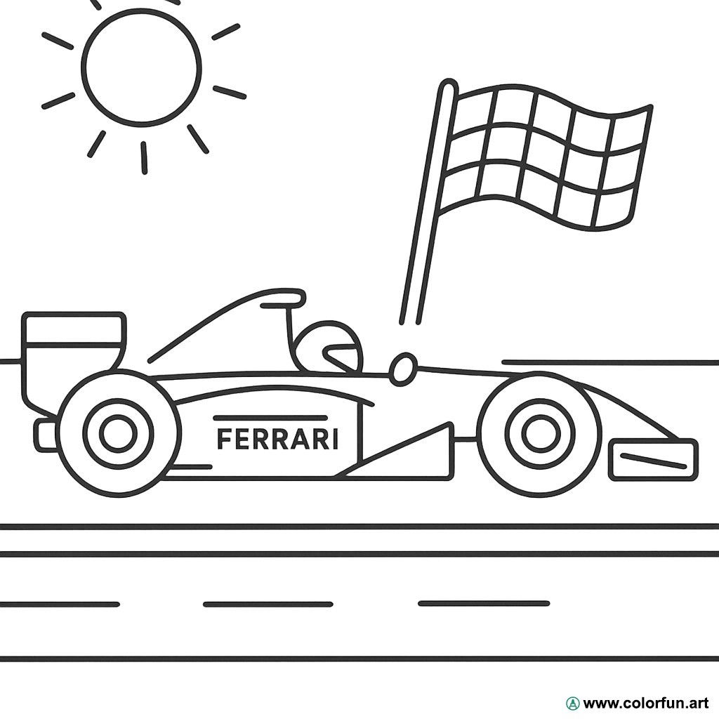 Coloriages Du Logo Ferrari Ferrari Logo Outline