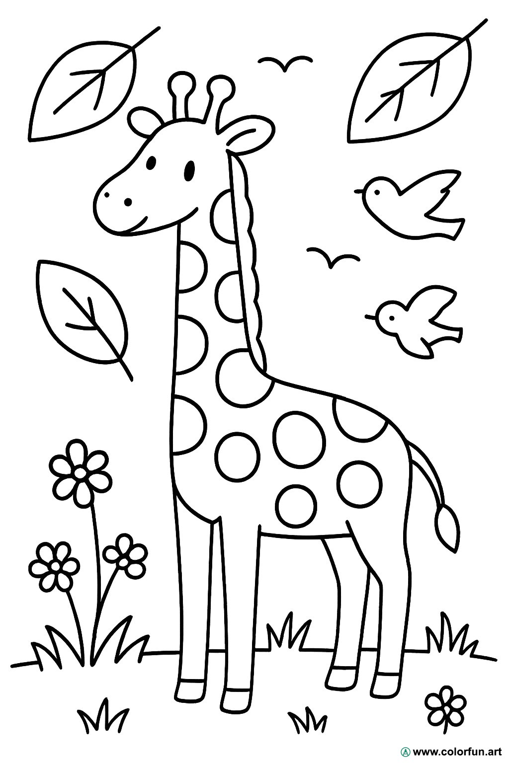 30 Coloriages De Girafes - Coloriages Gratuits pour Enfants - ColorFun.fr
