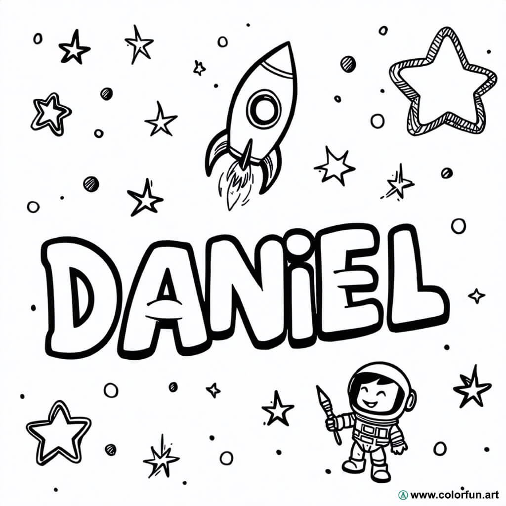 Coloriage De Daniel