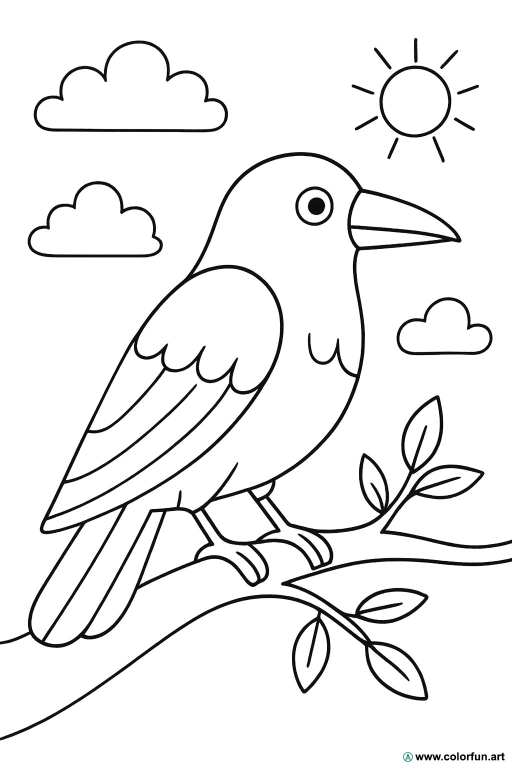 Coloriage Imprimer Le Corbeau Et Le Renard Corbeau Et Le Renard