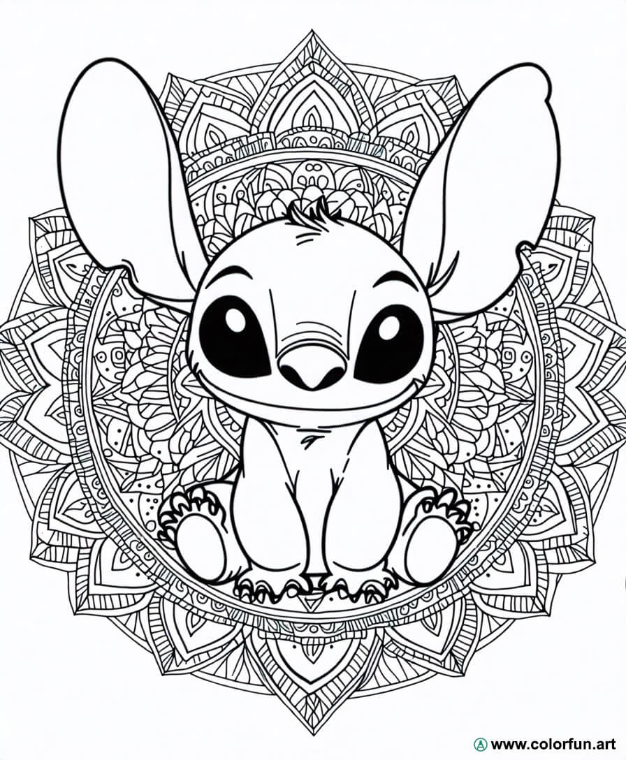 Coloriages De Mandalas Faciles à Imprimer Coloriage : Mandala