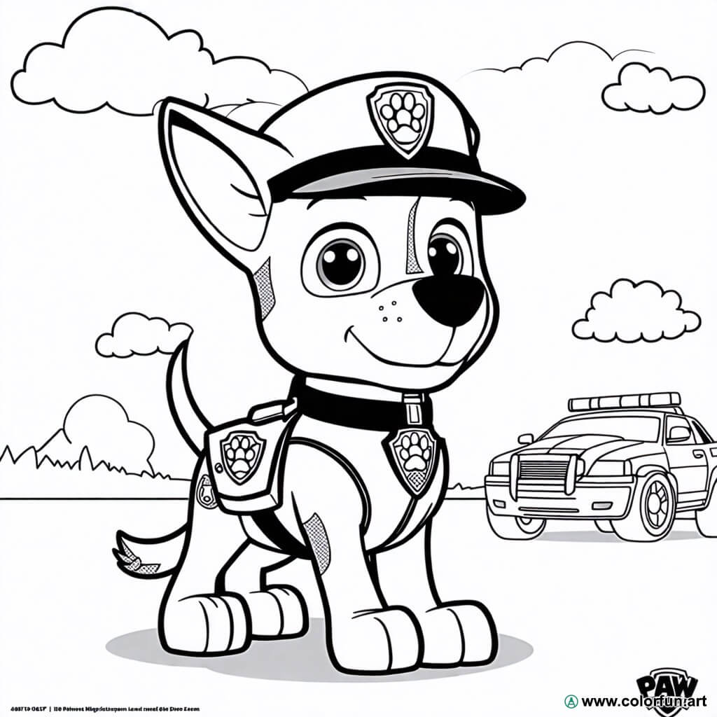 Coloriage des dessins de Paw Patrol à Télécharger ou à Imprimer ...