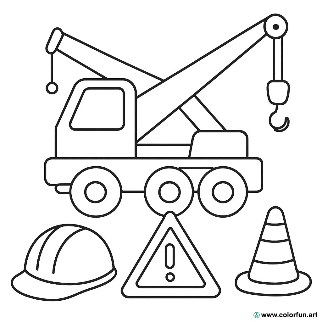 Coloriages De Construction à Imprimer Coloriage Engin De Chantier
